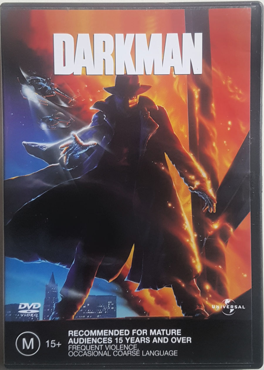 Darkman (Sam Raimi, 1990 Horror) DVD, PRE-LOVED - Trash Video Archives